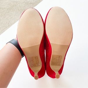Mascotte | Shoes | Mascotte Red Embellished Heels Sunny2 B3 | Poshmark